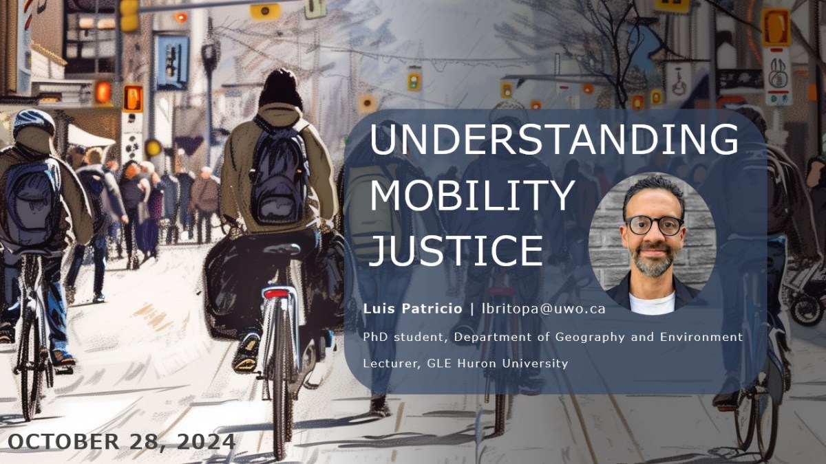 Understanding Mobility Justice – Public Lecture – Luis Patricio